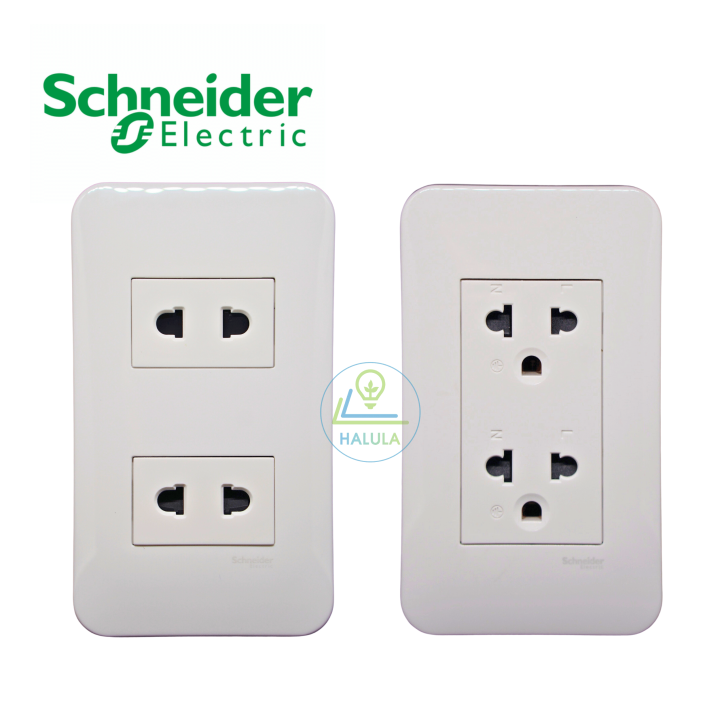 Bộ công tắc, ổ cắm, mặt thiết bị Schneider Electric dòng S-Flexi, đế ...