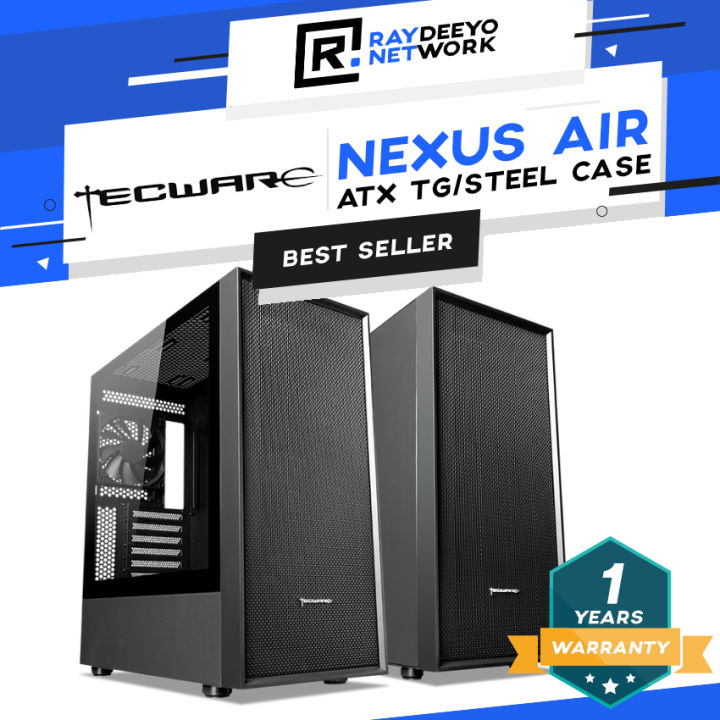 TECWARE NEXUS AIR TG ATX Case [High Airflow] | Lazada