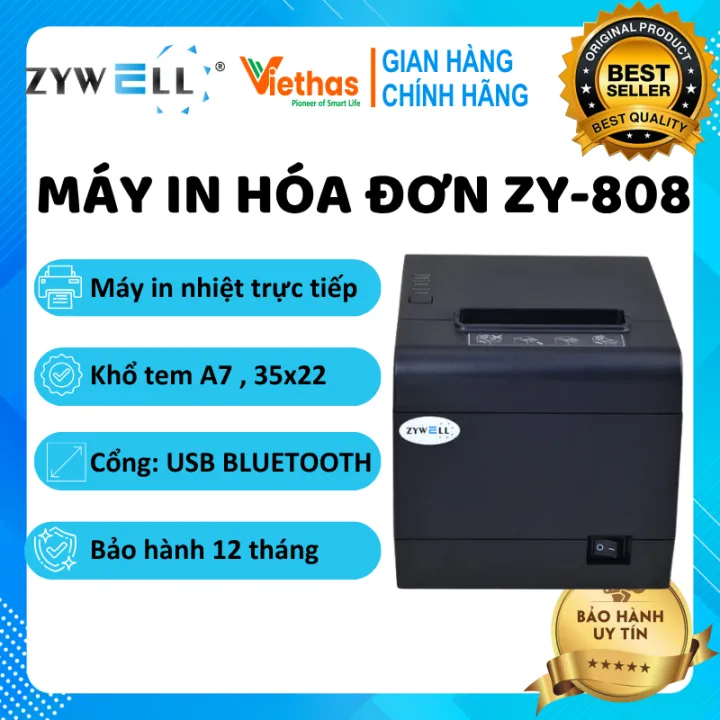 Máy in hóa đơn XPrinter XP-808 UB USB BLUETOOTH (khổ in 80mm-In hóa đơn bán hàng) | Lazada.vn