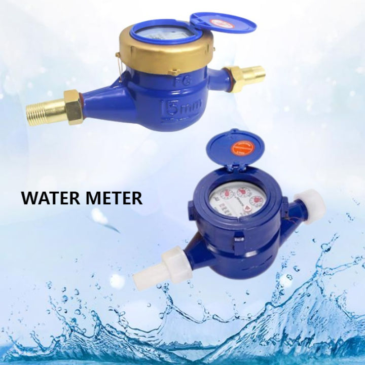 Water Meter Water Sub Meter 1/2 metal Brass Adaptor Wet Tapy | Lazada PH