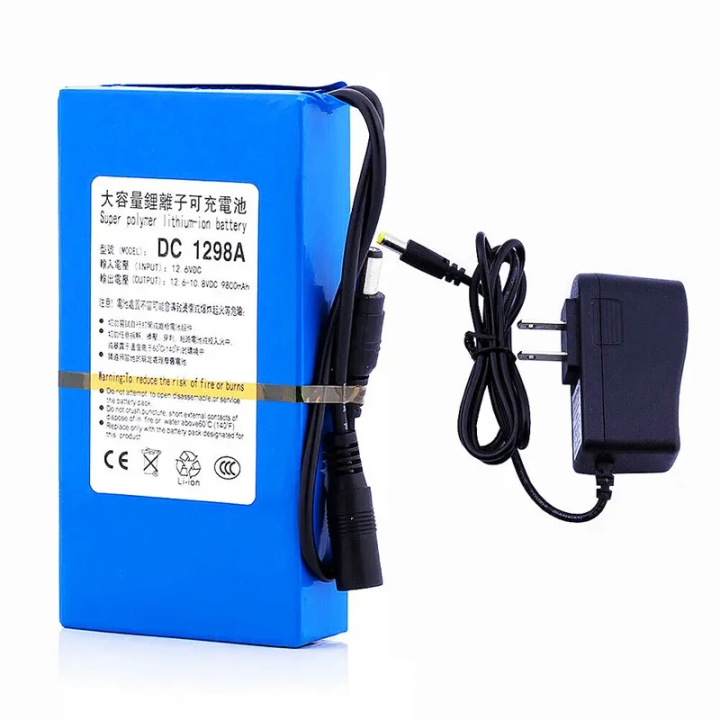 Original 12V 9800mAh Rechargeable Portable Lithium Polymer Battery Pack ...