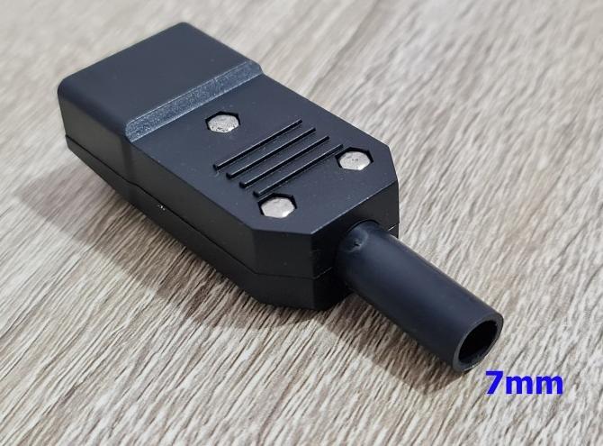 Socket Ac Komputer Male Buntut Karet - Sp ( Cowo ) - Cpu - Power Jack ...