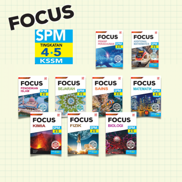 Pelangi Buku Rujukan (2022) : Focus SPM Tingkatan 4 & 5 KSSM | Lazada