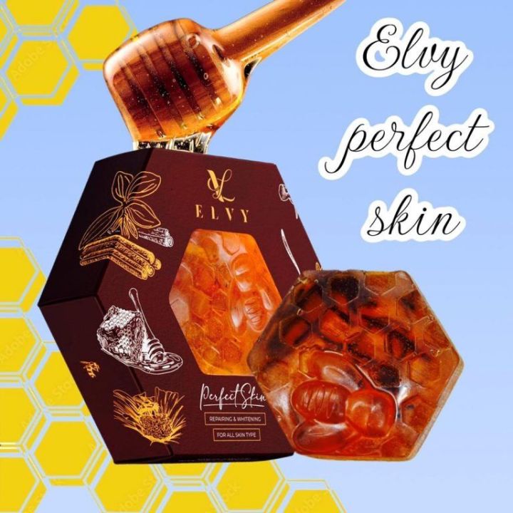 ELVY PERFECT SKIN SOAP 🔥ORIGINAL HQ🔥 SABUN ELVY (SEBUKU) | Lazada