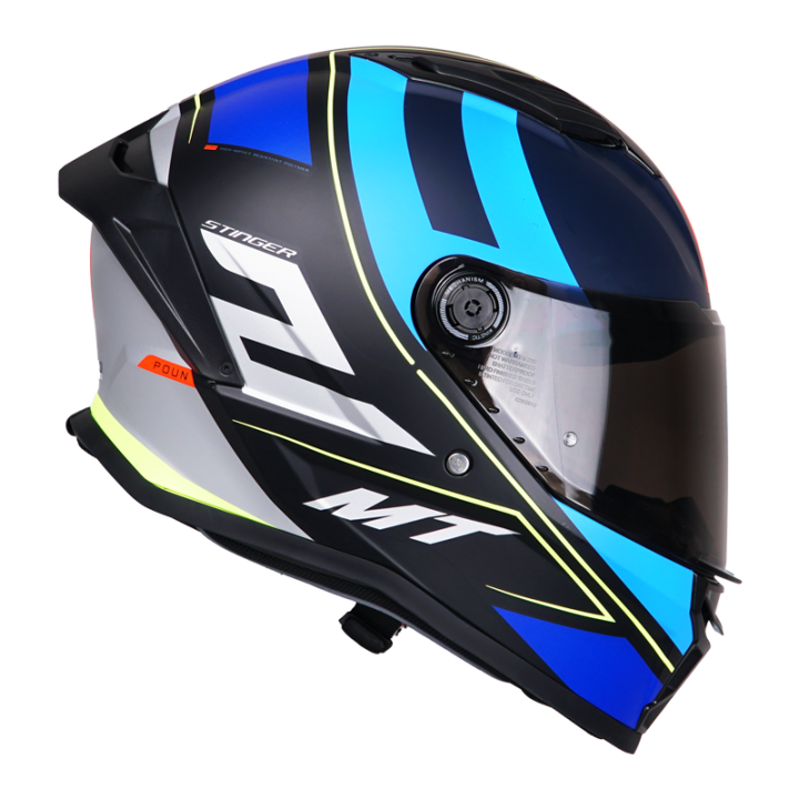 MT Stinger 2 G - POUN Full face Helmet (FREE Clear Visor) | Lazada PH
