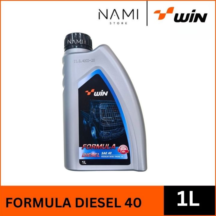 *WIN FORMULA DIESEL 40 (1L)* Oli Mesin Mobil Diesel - original | Lazada ...