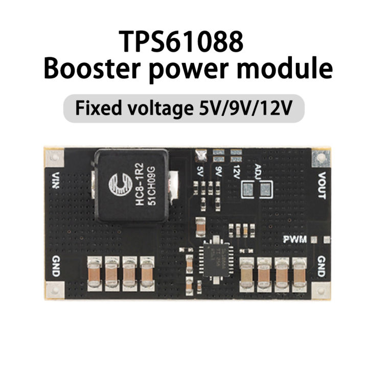Aideepen TPS61088 DC-DC Step Up Boost Power Converter Module 2.7-12V to ...
