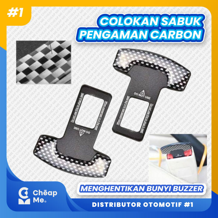Colokan Safety Belt Carbon / Colokan Sabuk Pengaman / Plugs Safety Belt ...