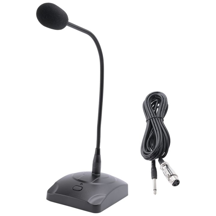 QR-501 Wired Conference Microphone, Office Meeting Gooseneck Recording Microphone Condenser ...