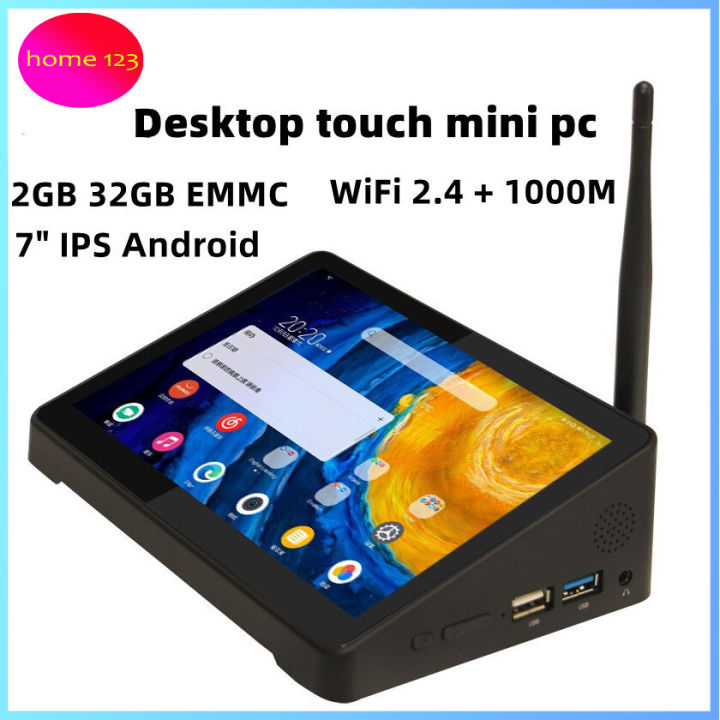 7" IPS MINI PC x5-Z8350 Quad-Core 2G 32GB EMMC Windows 10 1000Mbps HD 1 ...
