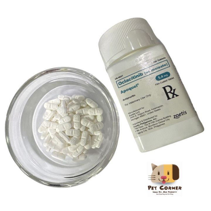 Apoquel 5.4mg Anti Itching And Allergy Dog Medicine by Zoetis PER PIECE ...