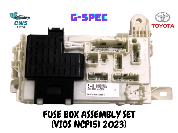 ORIGINAL TOYOTA FUSE BOX ASSEMBLY SET G-SPEC FOR TOYOTA VIOS NSP151 ...