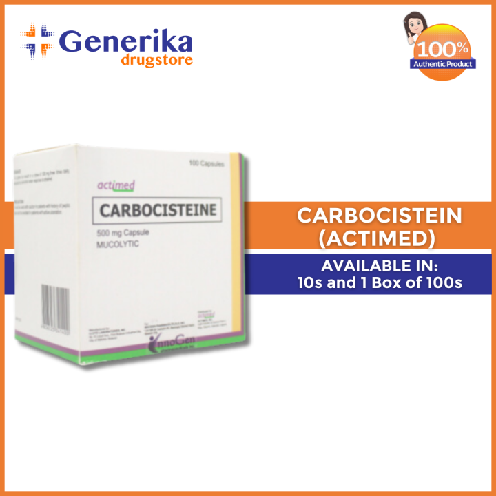 Actimed Carbocisteine Capsule 500mg | Lazada PH