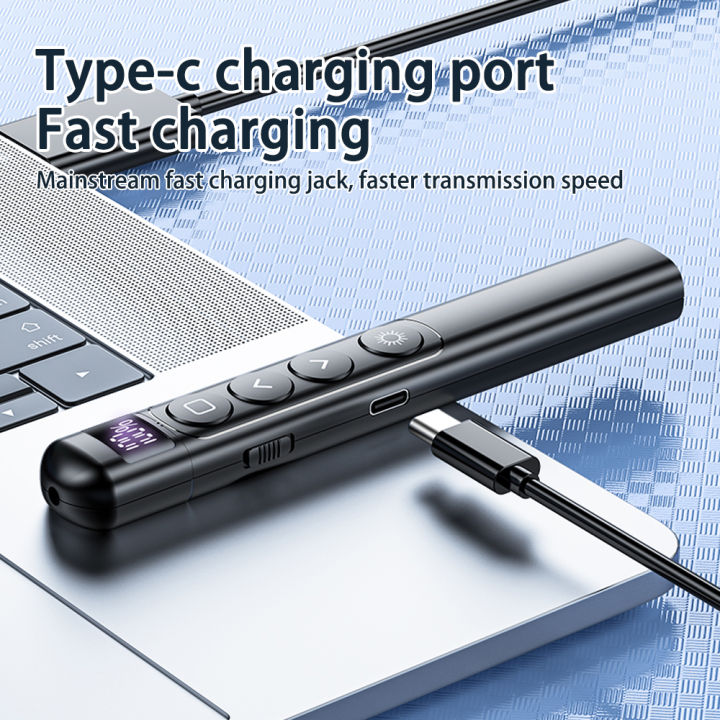 ENRIC Presentation Clicker Digital Display 100m Long Distance Remote ...