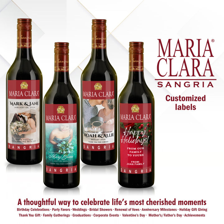 Maria Clara Sangria Customized Label | Lazada PH