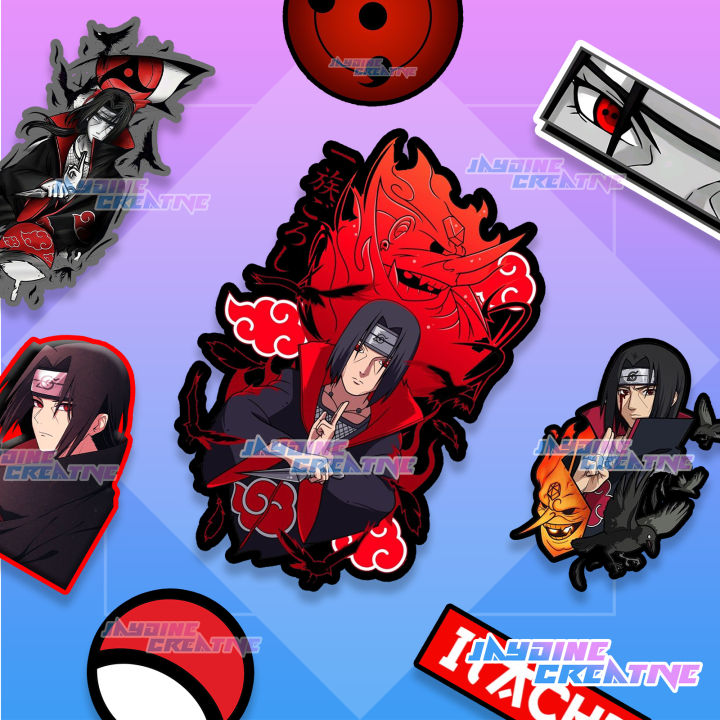 Jaydine Creative : Itachi Uchiha - Akatsuki Sticker (Kiss Cut Sticker ...