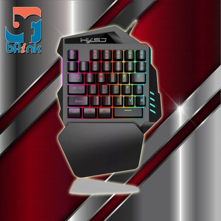 One Handed Gaming Mechanical feel Keyboard | Lazada PH