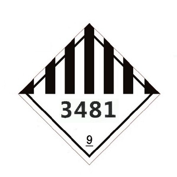 IATA UN3481 DGR Hazard Class 9 Label 10x10cm (50 Pieces) | Lazada Singapore