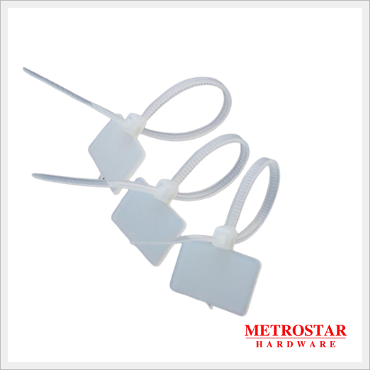 White Label Cable Tie 100pc (4"/ 6"/ 8"/ 10") cable management 1000PCS ...