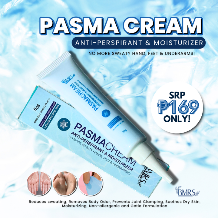 BEST CHOICE!! BMRS Pasma Cream Anti-Perspirant & Moisturizer For Sweaty ...