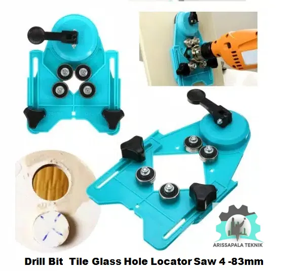 Glass Tile Drill Guide Locator Hole Saw Alat Bantu Titik Bor Kaca ...
