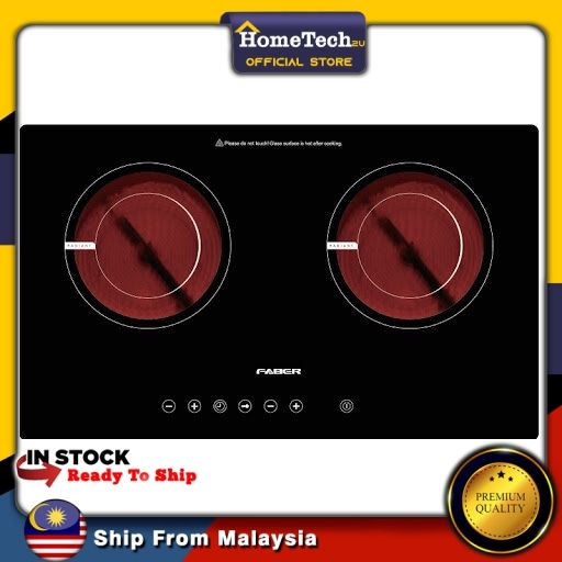 Faber Italia FCH3C Built-in Double Electric Ceramic Cooker Hob FCH 3C ...