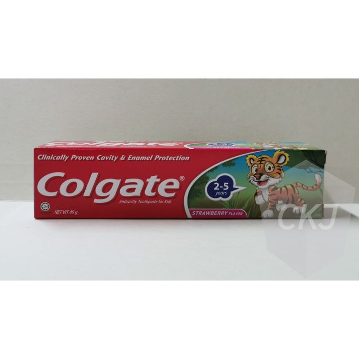 Colgate Kids Toothpaste 40g Strawberry For Ages 2-5 | Lazada PH