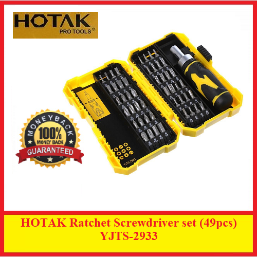 [Ready Stock] HOTAK Ratchet Screw driver set (49pcs) YJTS-2933 49in1 ...