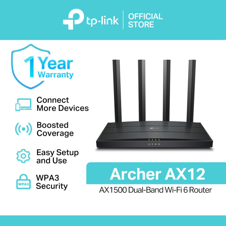 TP-Link Archer AX12 Dual-Band AX1500 Gigabit Wi-Fi 6 Router | Lazada PH