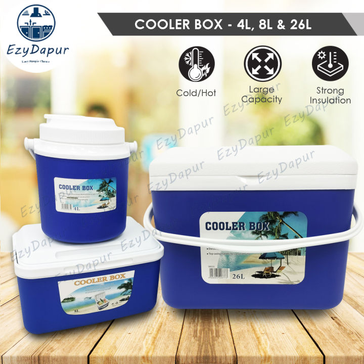 EZY4L/8L/26L Cooler Box Ice Box Ice Bucket Picnic Box Cooler Box Ice ...
