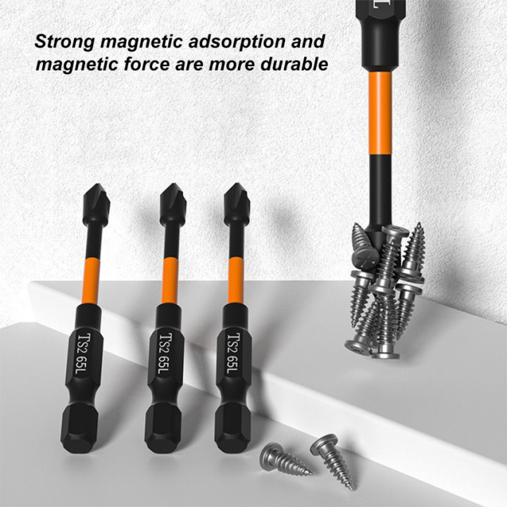 Black Screw Electric Screwdriver Set 65 70 90 150mm Impact Strong ...