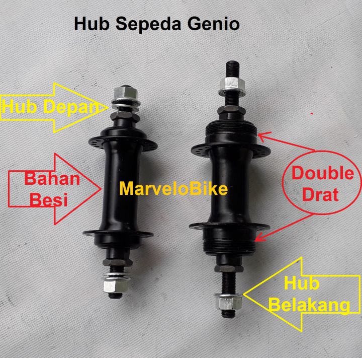 Hub Sepeda Genio 36 Hole Drat Ulir | Lazada Indonesia