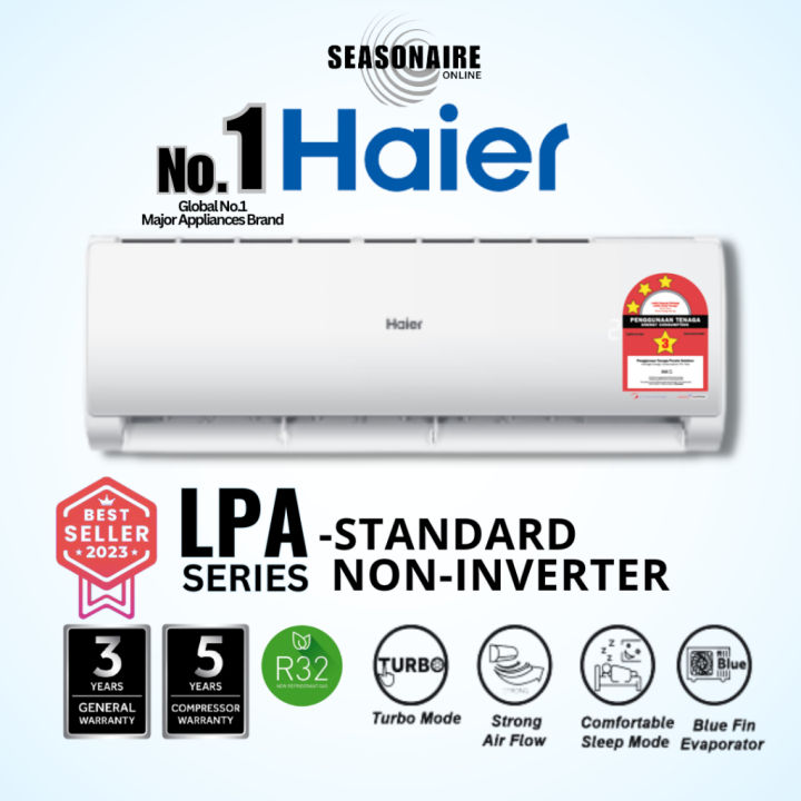 [NEW] HAIER HSU-LPA SERIES R32 AIR COND | Lazada
