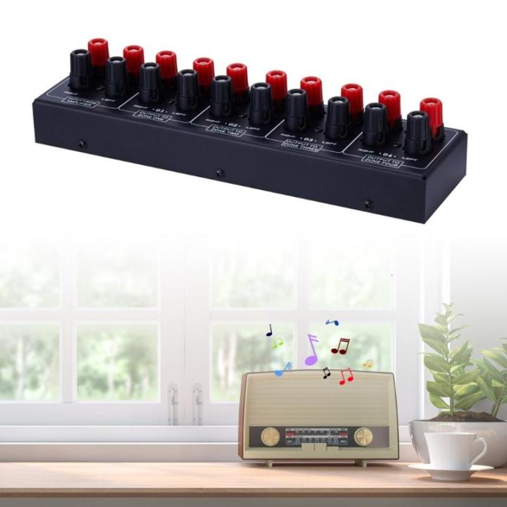 4 Channel Splitter Sound Distribution Panel for Commercial Single Input ...