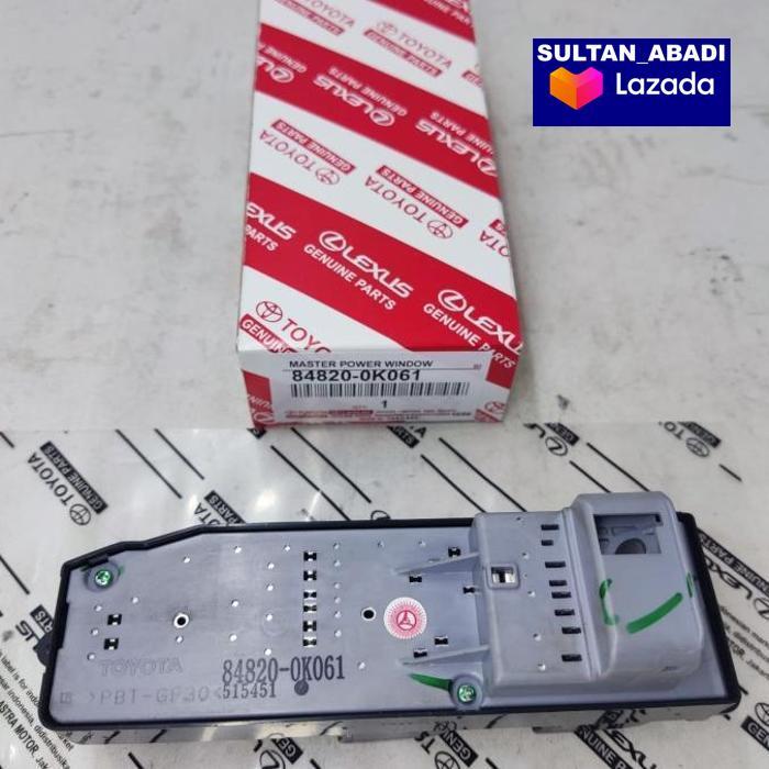 Sakral Power Window Pusat Rh Fortuner Hilux 2005-2015 84820-0K061 Asli ...