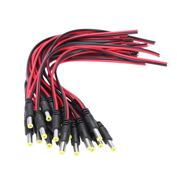 T05.5 x 2.1mm DC Power Jack Plug CCTV Camera power connection line ...