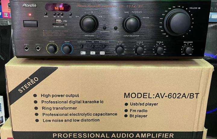 AMPLIFIER AV 602BT 1000WATTS(PLARDIN/LEXING NO FM)(SUNTECH ) | Lazada PH