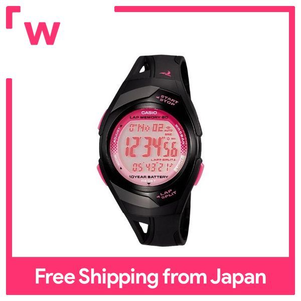 CASIO Watch Fizz Lap Memory 6STR300J1BJF Black | Lazada PH