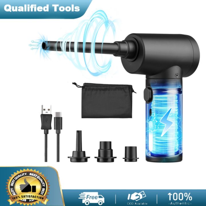 Multifunctional Cordless Electric Air Duster Air Pump Dust Blower 100W ...
