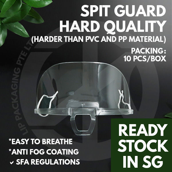 Spit Guard / Mouth Shield / Food Hygiene Mask / Transparent Mask ...