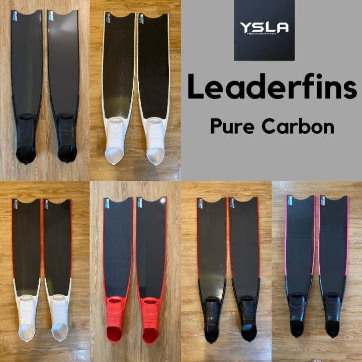 Medium Stiffness Leaderfins Pure Carbon Long Freedive Fins | Lazada PH