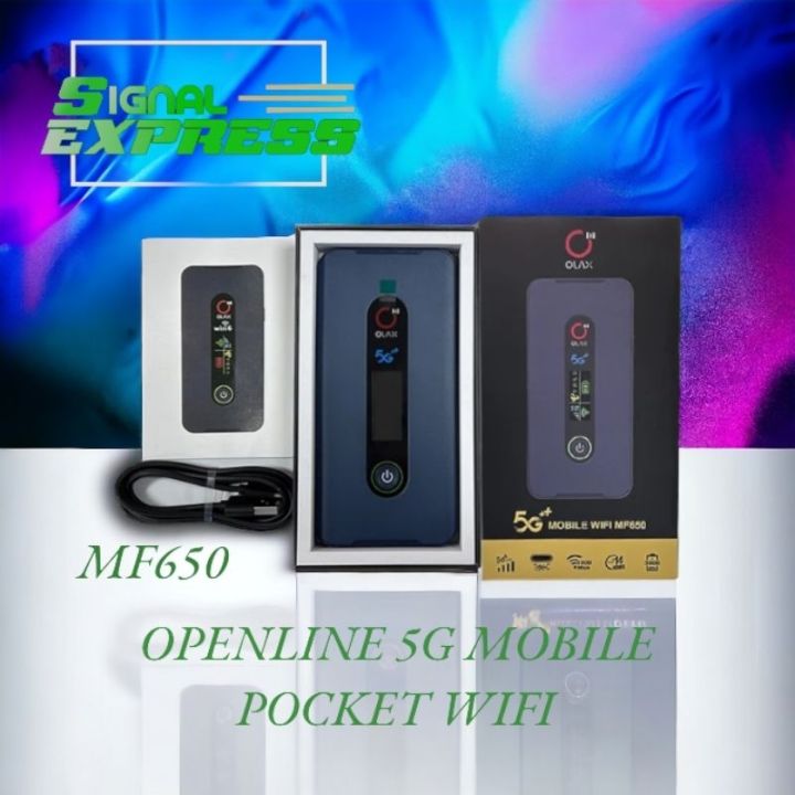 COD MF650 Olax OPENLINE 4g5G MIFI WIFI 6 by Signal Express | Lazada PH
