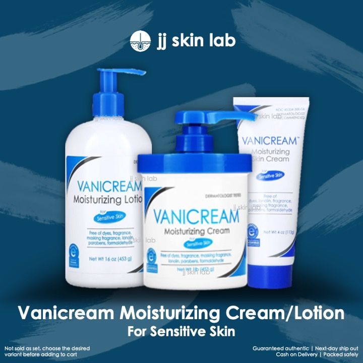 JJ Skin Lab - Vanicream Moisturizing Cream with Pump 19oz (453g ...