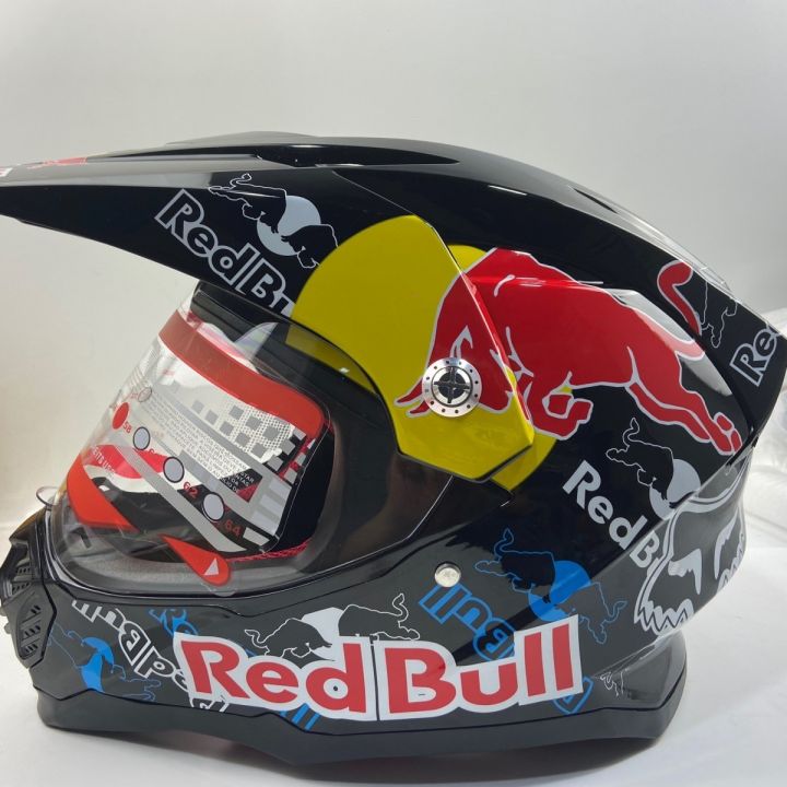 KTM RedBull Pull Force Full Face Helmet Riding Racing Helmet Motorcycle ...