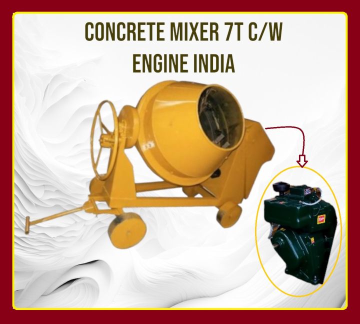 HIINCO NEW UNIT CONCRETE MIXER 7T C/W LISTER PETTER ENGINE | Lazada