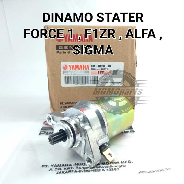 DINAMO STATER YAMAHA FORCE 1 F1ZR ALFA SIGMA KUALITAS ASLI ORIGINAL PRESISI ANTI BOROS AKI MOTOR ...