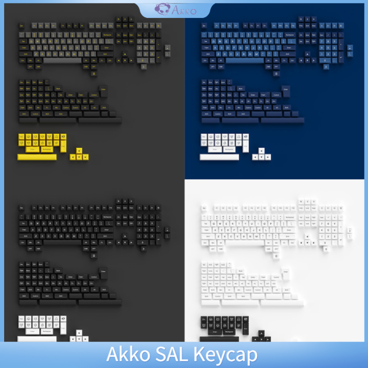 Akko SAL Keycaps Full Keycap Set, SAL Profile, 195-key ABS KeyCaps for ...