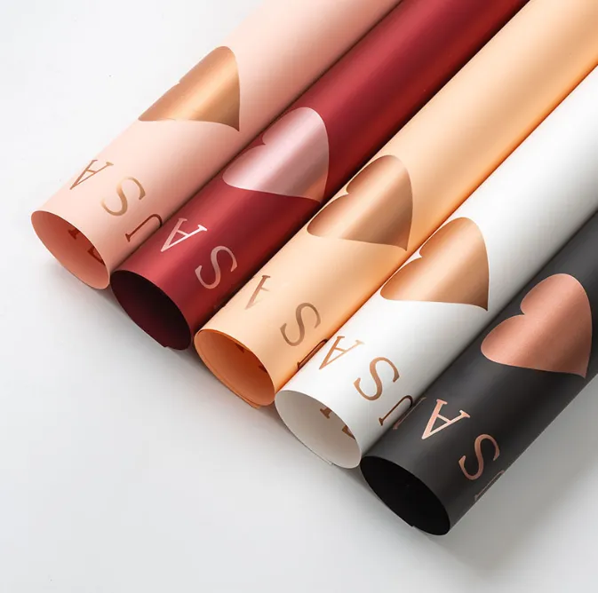 Kertas Bucket Motif Love/Paper Bucket/Wrapping Flower Kertas Bucket ...