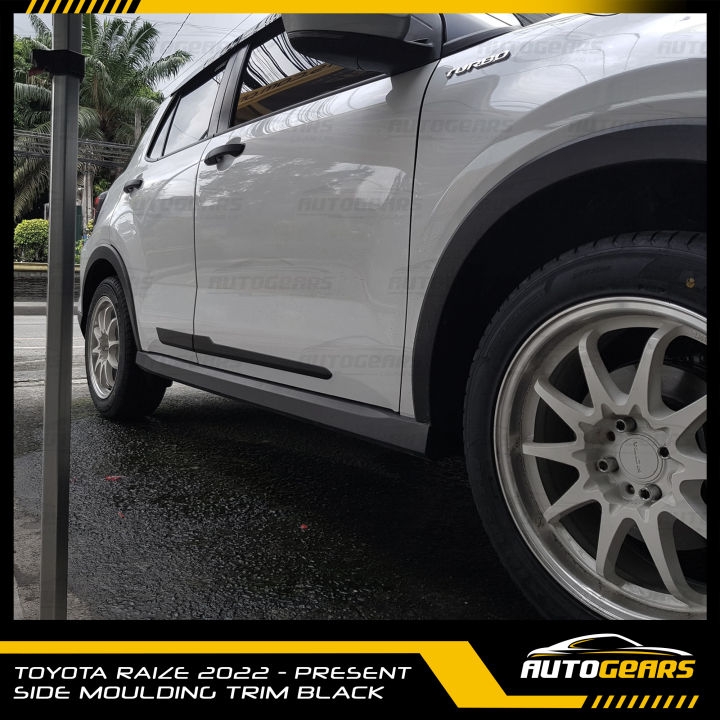 Toyota Raize (2022 - 2024) Side Moulding Trims | Lazada PH