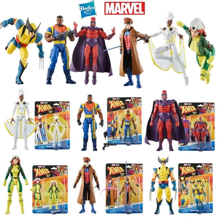 Hasbro Marvel Legends X-Men 97 Rogue Gambit Wolverine Storm Bishop Magneto 16Cm Original Action ...